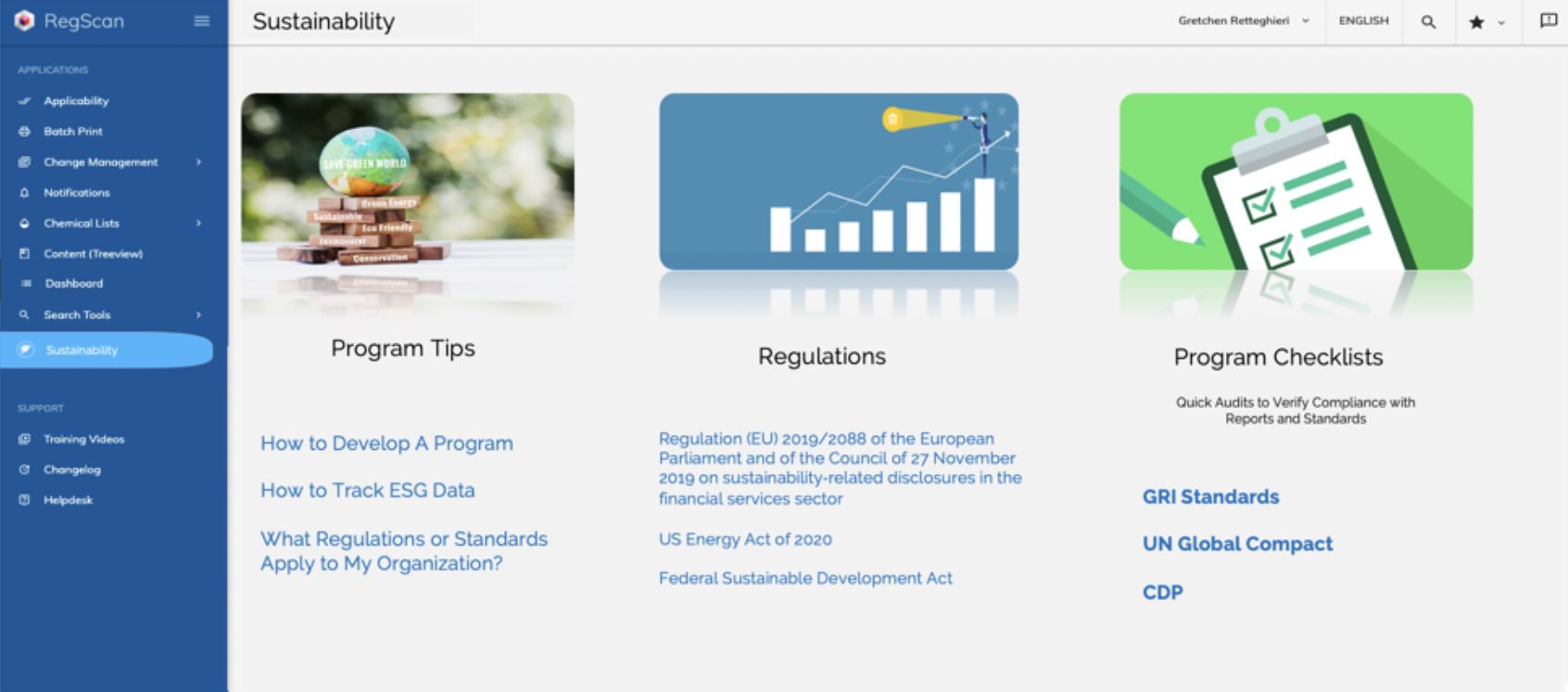 Sustainability - RegScan